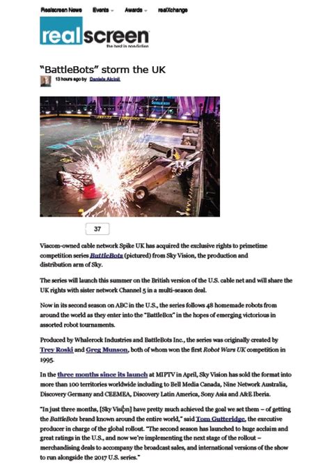 Tom Gutteridge Recent Press Articles