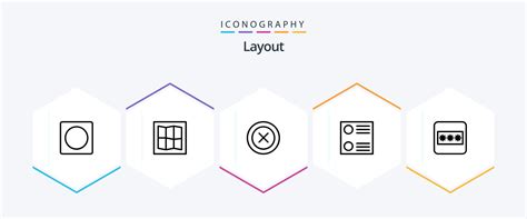 Layout 25 Line Icon Pack Including Ux Password Field 19706880