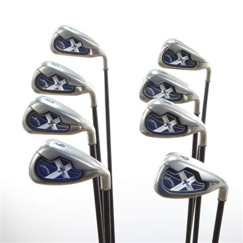 Callaway X 18 Iron Set 3 P Graphite System Cw75 Regular Flex Right