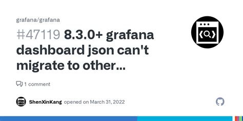 8 3 0 grafana dashboard json can t migrate to other instance because