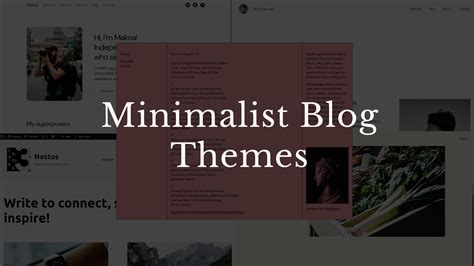 Minimalist Wordpress Blog Themes Minimalio