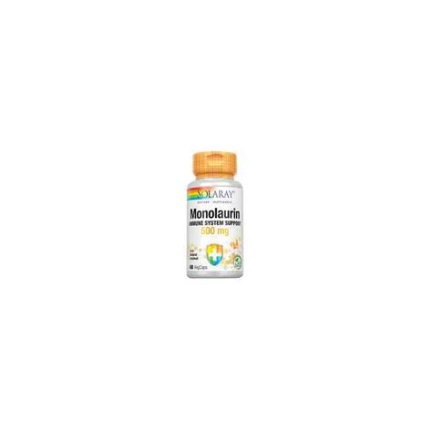 Monolaurin 500 Mg Solaray 60 Cápsulas