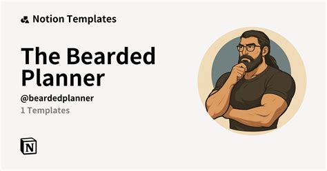 The Bearded Planner Template Creator Notion Marketplace