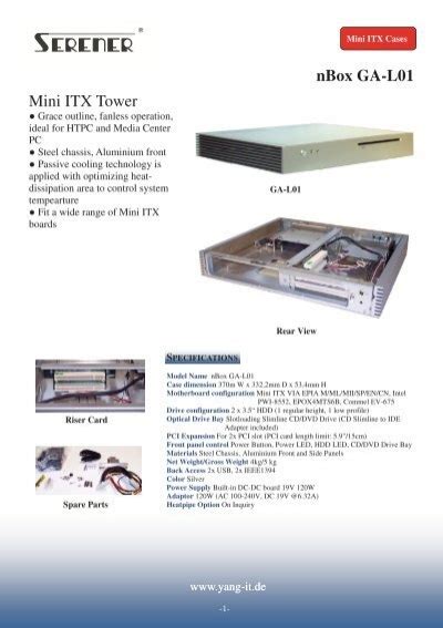 Mini ITX Katalog YANG IT