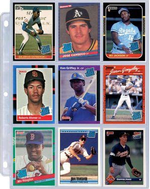 One Sheet Collections Donruss Rated Rookies Through The Years