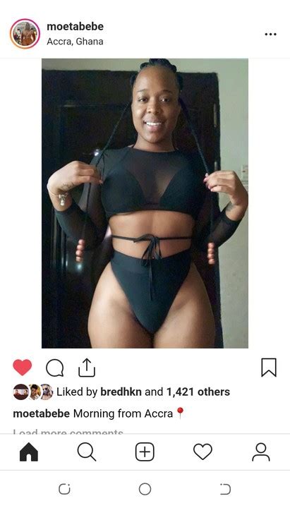 Curvy Oap Moet Abebe Rocks Underwear In New Photo Celebrities Nigeria