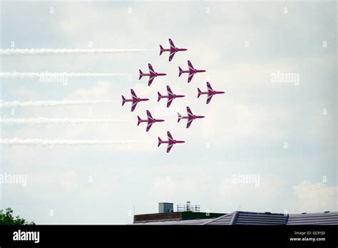 Aviation RAF Red Arrows Display Team Stock Photo Alamy