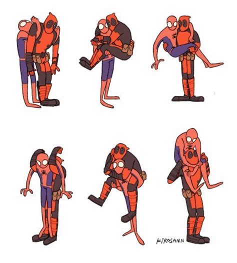 Pin By 🦤 On Spideypool In 2024 Deadpool And Spiderman Spideypool