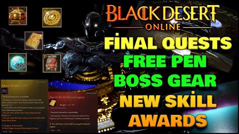 BDO Magnus Final Quests FREE PEN BOSS GEAR New Skill 120 FS More