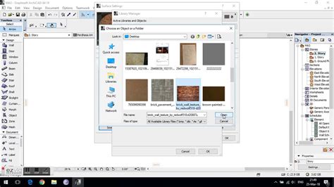 Archicad Surface How To Add New Material Texture Youtube