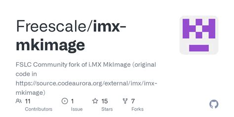 Github Freescaleimx Mkimage Fslc Community Fork Of Imx Mkimage