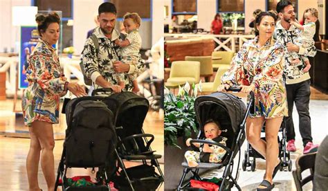 Fabiula Nascimento E Emílio Dantas Passeiam Com Os Gêmeos Por Shopping