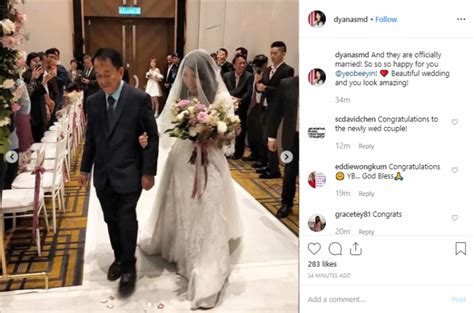 「大马最美部长」👰杨美盈正式嫁给ioi集团ceo 浪漫婚礼现场大曝光！网民 白婚纱美呆惹～