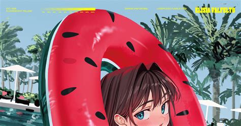 オリジナル 【新刊】sunsweat【エリシアちゃん水着本】 るいせんとのイラスト Pixiv