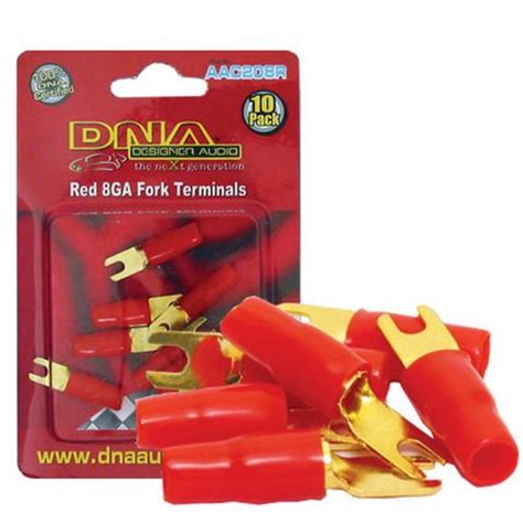 8 AWG FORK TERMINAL RED 10 Pack Formula