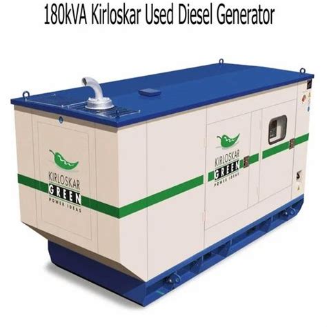 180kva Kirloskar Used Diesel Generator At ₹ 450000piece Saini