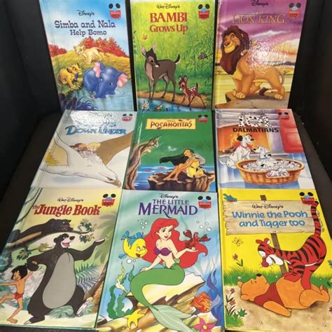 KÖNIG DER LÖWEN Bambi Aladdin Dschungelbuch Disney 1993 11 Bücher und 1