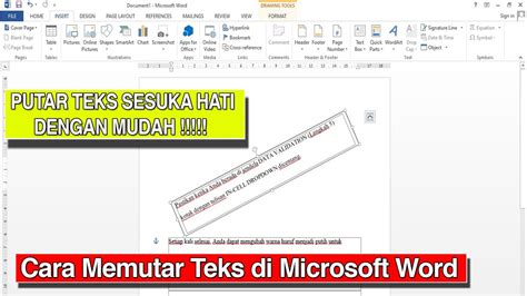 Cara Melingkari Tulisan Di Word