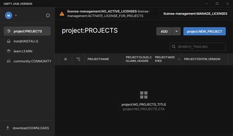 Problem With Text Display In The Unity Hub Interface Unity Engine Unity Discussions