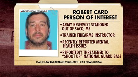 Lewiston Maine Mass Shooting Suspect Robert Card Found Dead Live