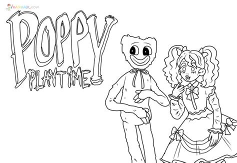Раскраски Поппи Плейтайм (Poppy Playtime) | Распечатать бесплатно