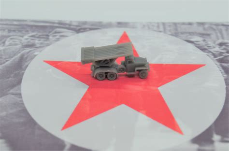 3d Printed 1 285 Katyusha Rocket Launcher X10 Combat Miniatures