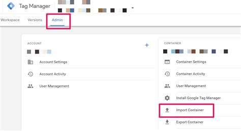 How To Import Google Tag Manager Container Recipe Analytics Mania