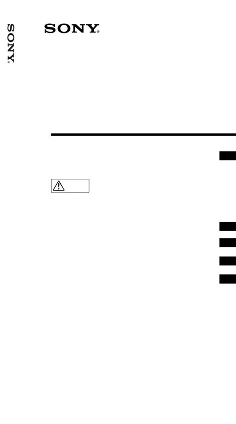 Sony Cf Sw07 ユーザーマニュアル