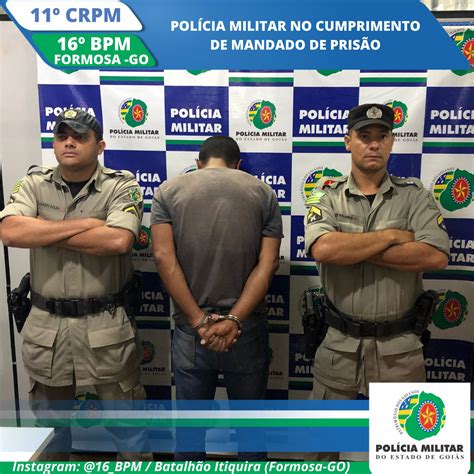 Homem mandado de prisão em aberto por roubo foi detido no Setor
