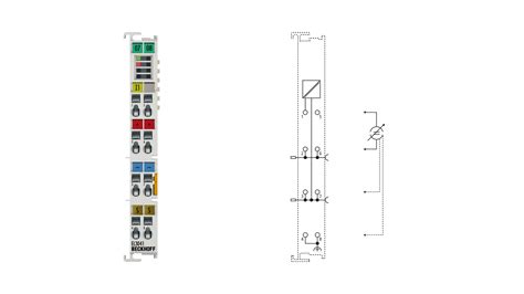 EL3041 | EtherCAT Terminal, 1-channel analog input, current, 0…20 mA ...