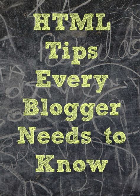 HTML Tips Every Blogger Needs To Know Helene In Between
