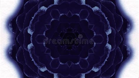 Abstract Kaleidoscope Background Animation Glowing Lines Creating Symmetrical Kaleidoscope