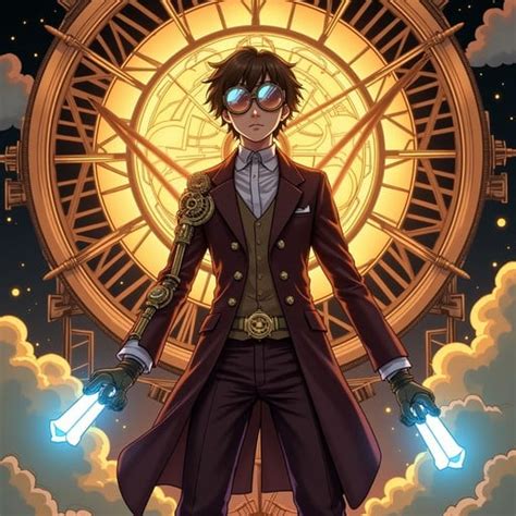 Free Clockwork Anime Hero Image Steampunk Anime Clockwork