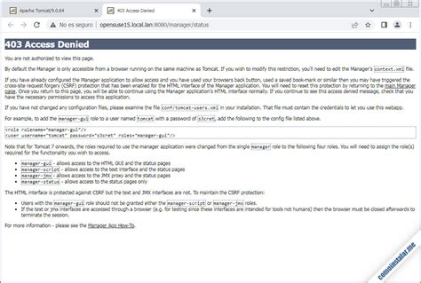 Cómo instalar Tomcat 9 en openSUSE Leap 15 2022
