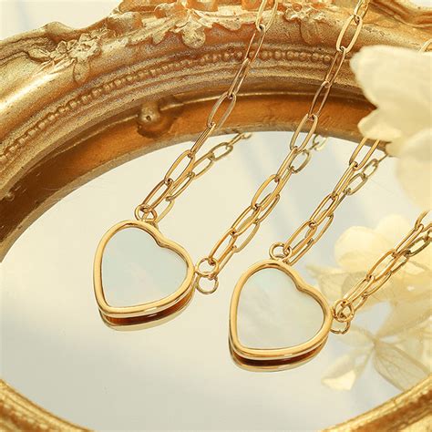 Vnox Colar Feminino Minimalista Pingente De Coração Tom Ajustável Shopee Brasil