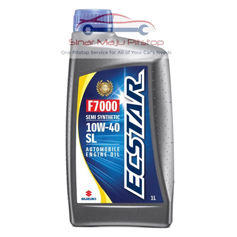 Jual SUZUKI ECSTAR GENUINE OIL SGO F7000 SAE 10W 40 SL Semi Synthetic