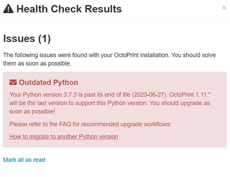 Unable To Update The Latest Python To My Octopi Get Help Octoprint