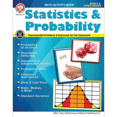 Statistics And Probability Workbook Middle And Upper Grades The