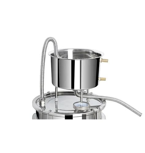 가정용증류기 알콜증류기 다용도 스테인리스 증류기 증류수기 제조기 기계 Moonshine 부품 냉각 1 개 티몬