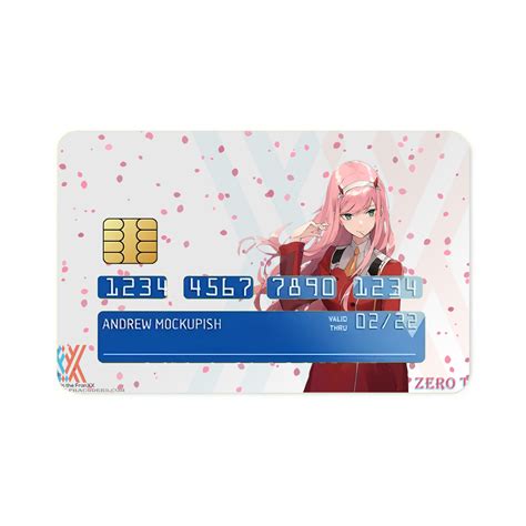 Zero Two Blossoms World Credit Card Skins 4 In 1 Pack