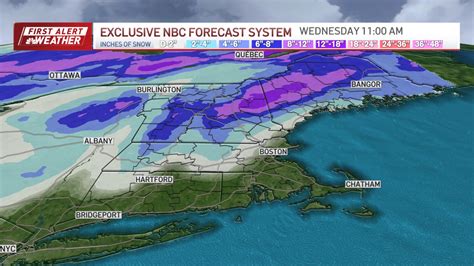 Boston Winter Storm How Much Snow Rain Will Massachusetts Get Nbc