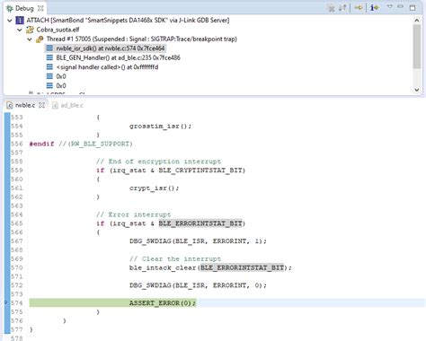 ble errorintstat on long run bluetooth low energy renesas wireless