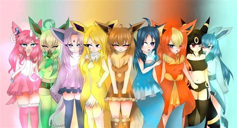 Sexy Pokemon Eevee Evolutions