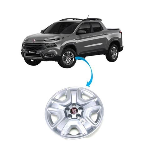 Calota Cinza Metalizado Aro 16 Fiat Toro 2016 2021 Original Autorizada
