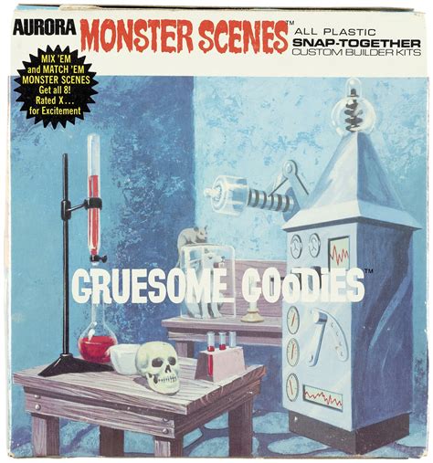 Hakes Aurora Monster Scenes Gruesome Goodies Factory Sealed Boxed