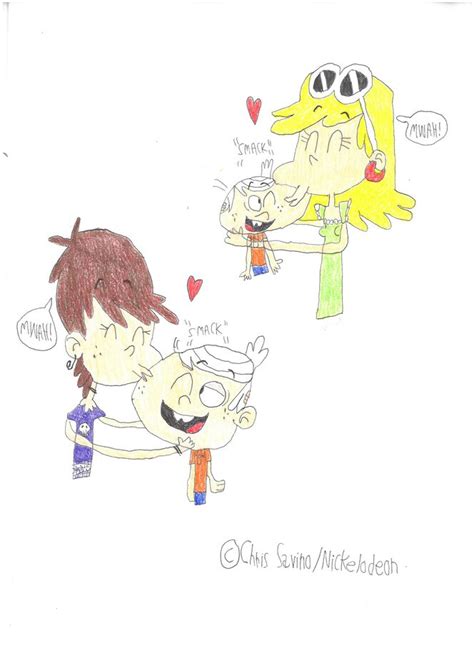 User Blogcartonianimatimanialeni And Luna Kiss Lincoln The Loud