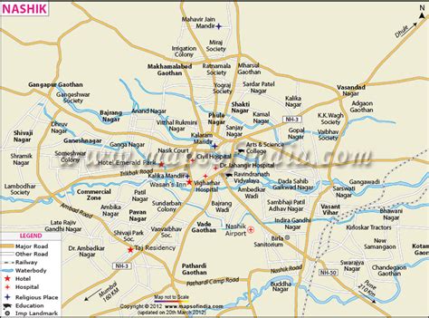 Nasik Map And Nasik Satellite Image