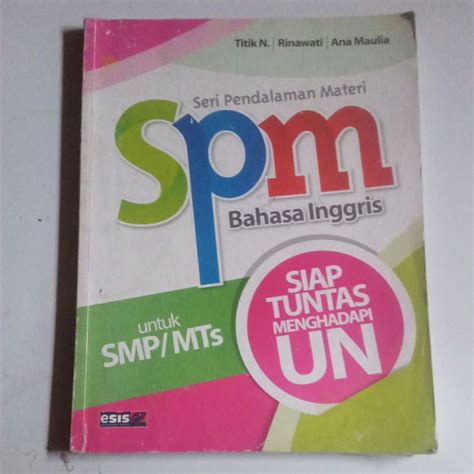 Jual Buku Seri Pendalaman Materi SPM BAHASA INGGRIS Untuk SMP MTS Shopee Indonesia