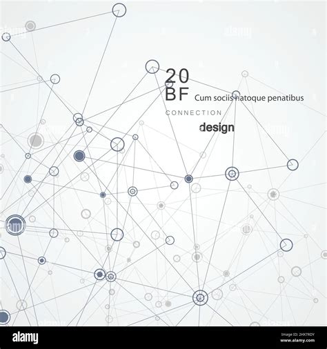 Modern Black Connect Abstract Lines On White Background For Concept Design And Vector Technology