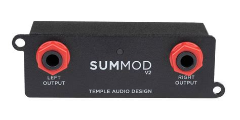 temple audio sum mod v2 stereo output module long and mcquade